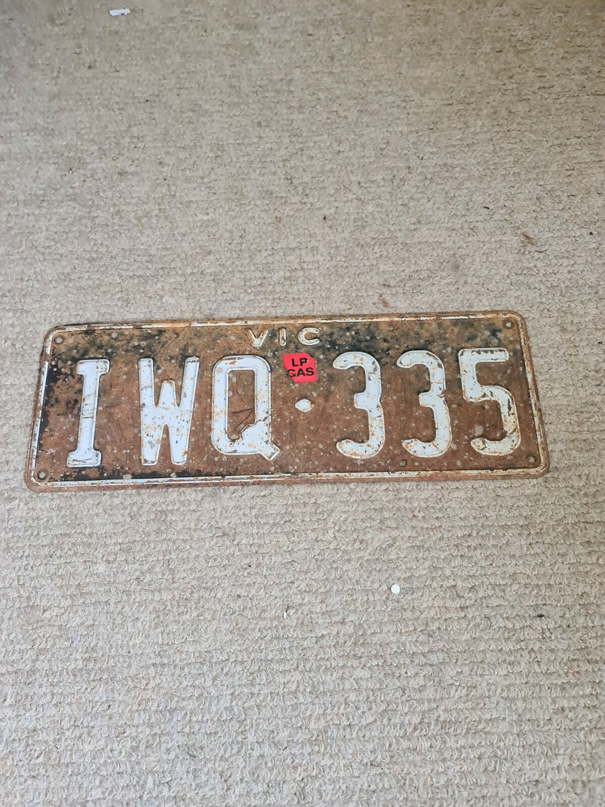 Vintage Number Plate | eBay Australia