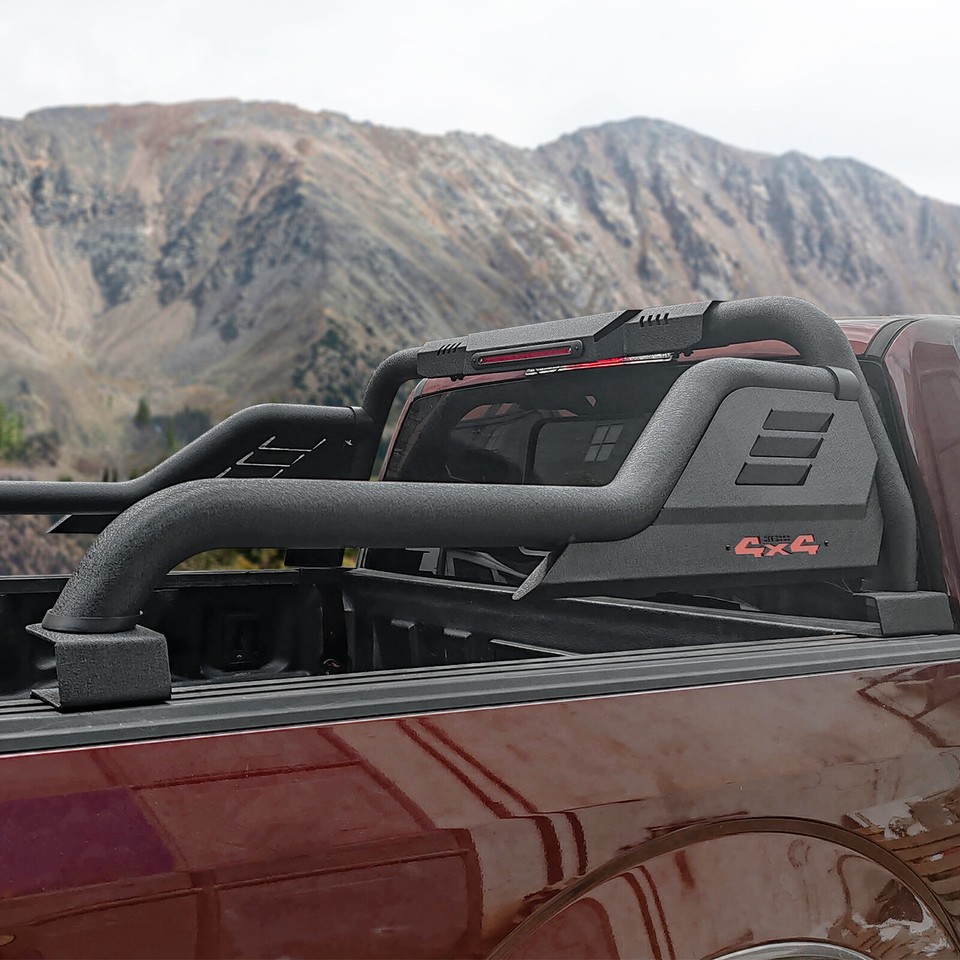 Adjustable Truck Bed Chase Rack Roll Bar For F150 Silverado Sierra Ram ...
