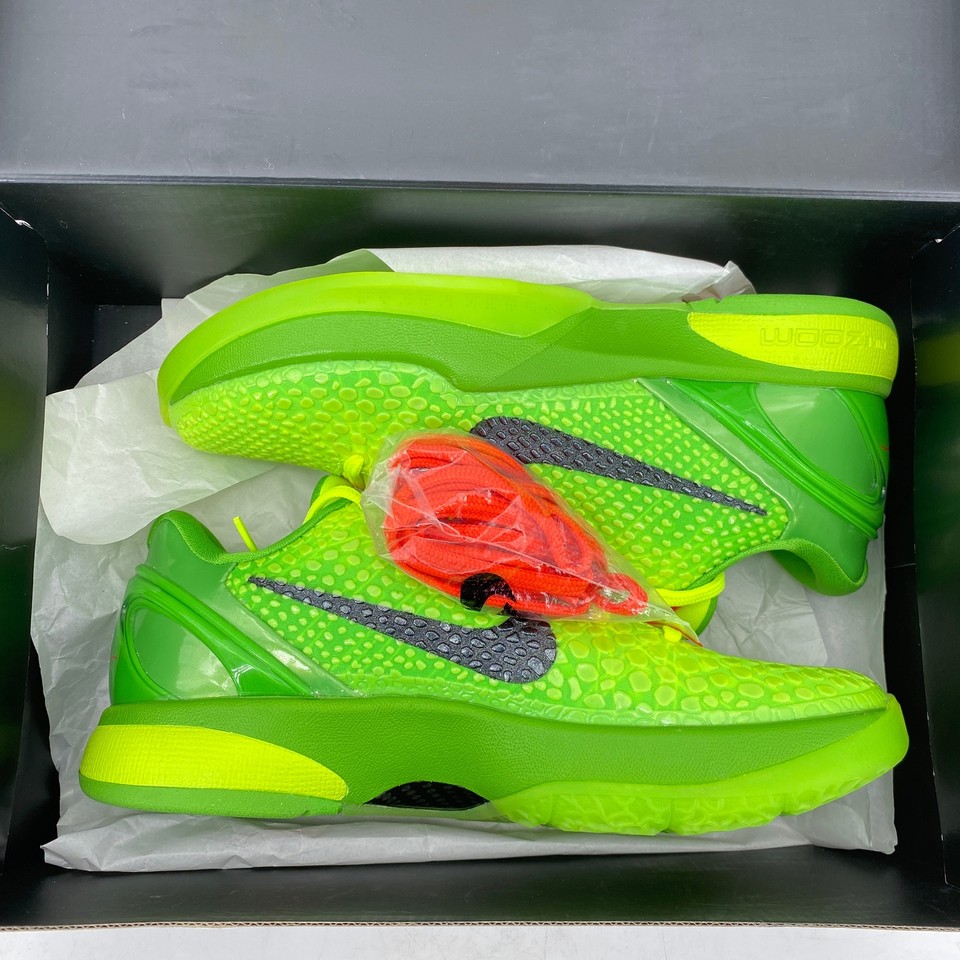 Nike Kobe 6 Protro "GRINCH" 2020 - Size 8 - cw2190 300 (2818-11) | eBay