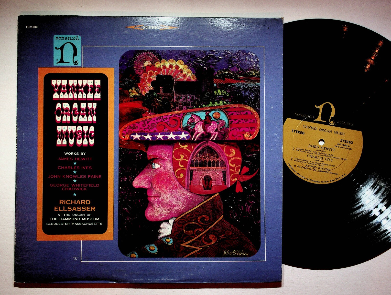 1968 Richard Ellsasser Yankee Organ Music Vinyl LP Record VG+ | eBay