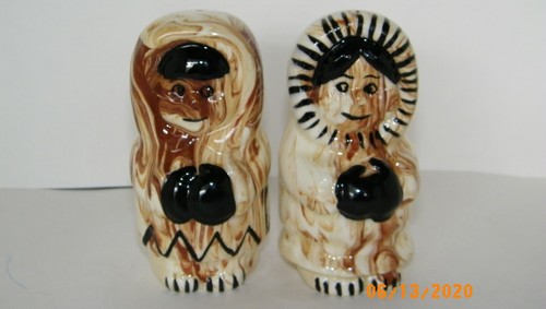 Sitka Clay Alaska Pottery, Marbled Eskimo Salt & Pepper Shakers VTG | eBay