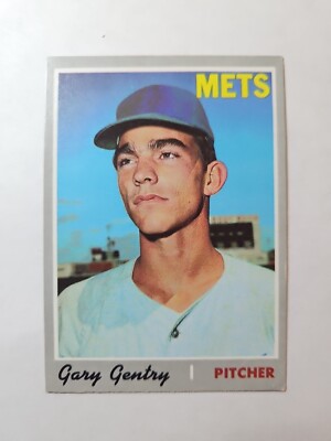 1970 Topps Baseball #153 Gary Gentry Vintage New York Mets MLB Trading ...