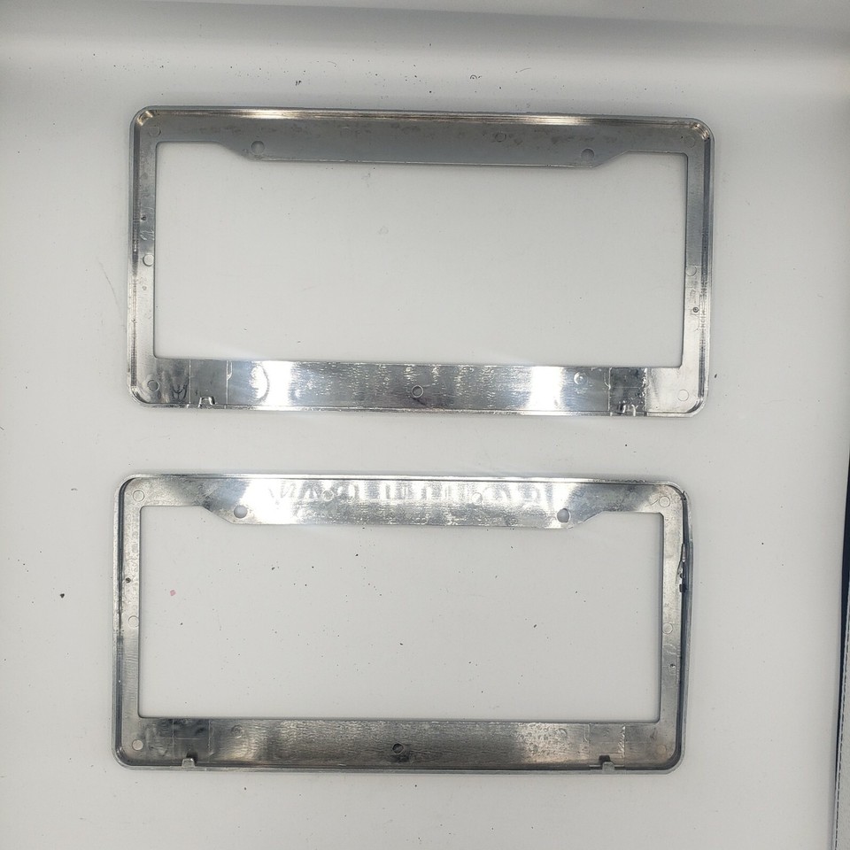 South Bay Vios Auto Sales Silver Plastic License Plate Frames | eBay