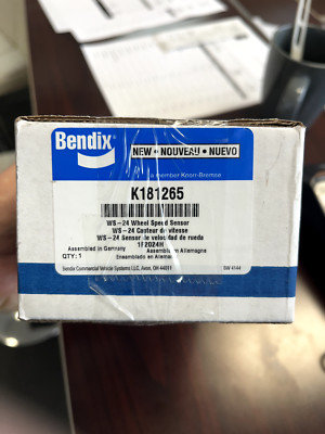 BENDIX WS-24 WHEEL SPEED SENSOR - 801538 K181265 | eBay