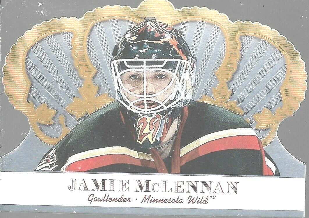 2000 2001 Pacific Crown Royale Jamie McLennan 53 Minnesota Wild Die Cut ...