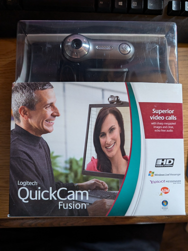 New Logitech 961403-0403 QuickCam 1.3MP Fusion Webcam USB 2.0 | eBay