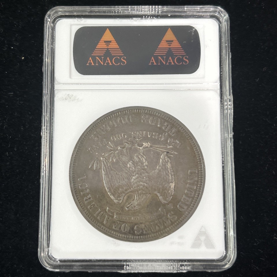 SASA 1876 Proof Trade Dollar Anacs OH Pf50 Nice Coin | eBay