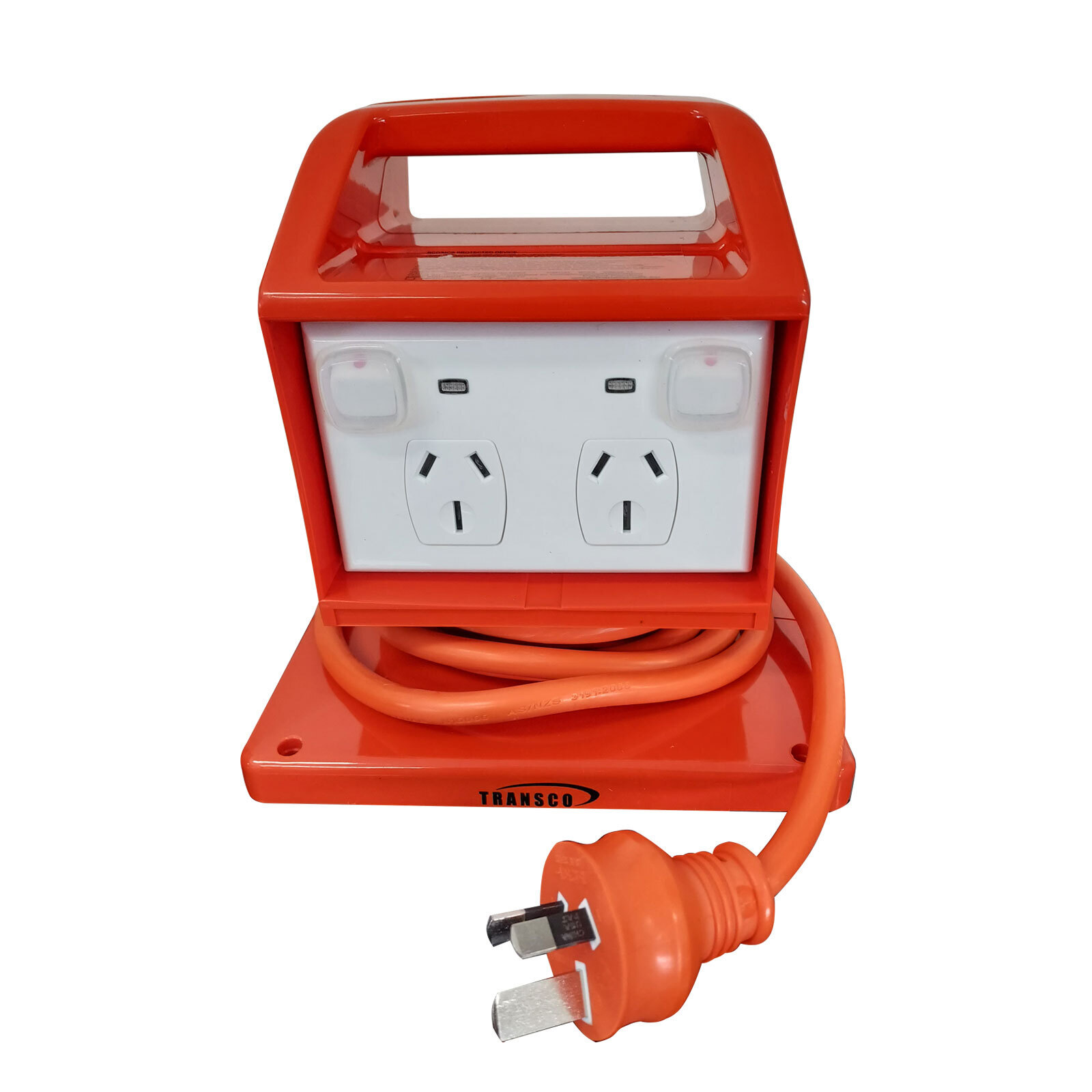 Portable Power Board Work Safe Approved Ip53 4 Way 10 Amp Outlet Mcb ...