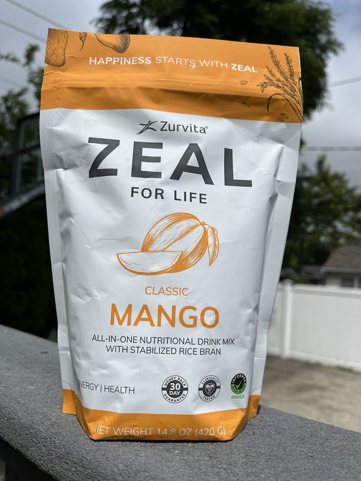Zurvita Zeal for Life CLASSIC MANGO Energy & Health Drink (14.8 oz) EXP ...