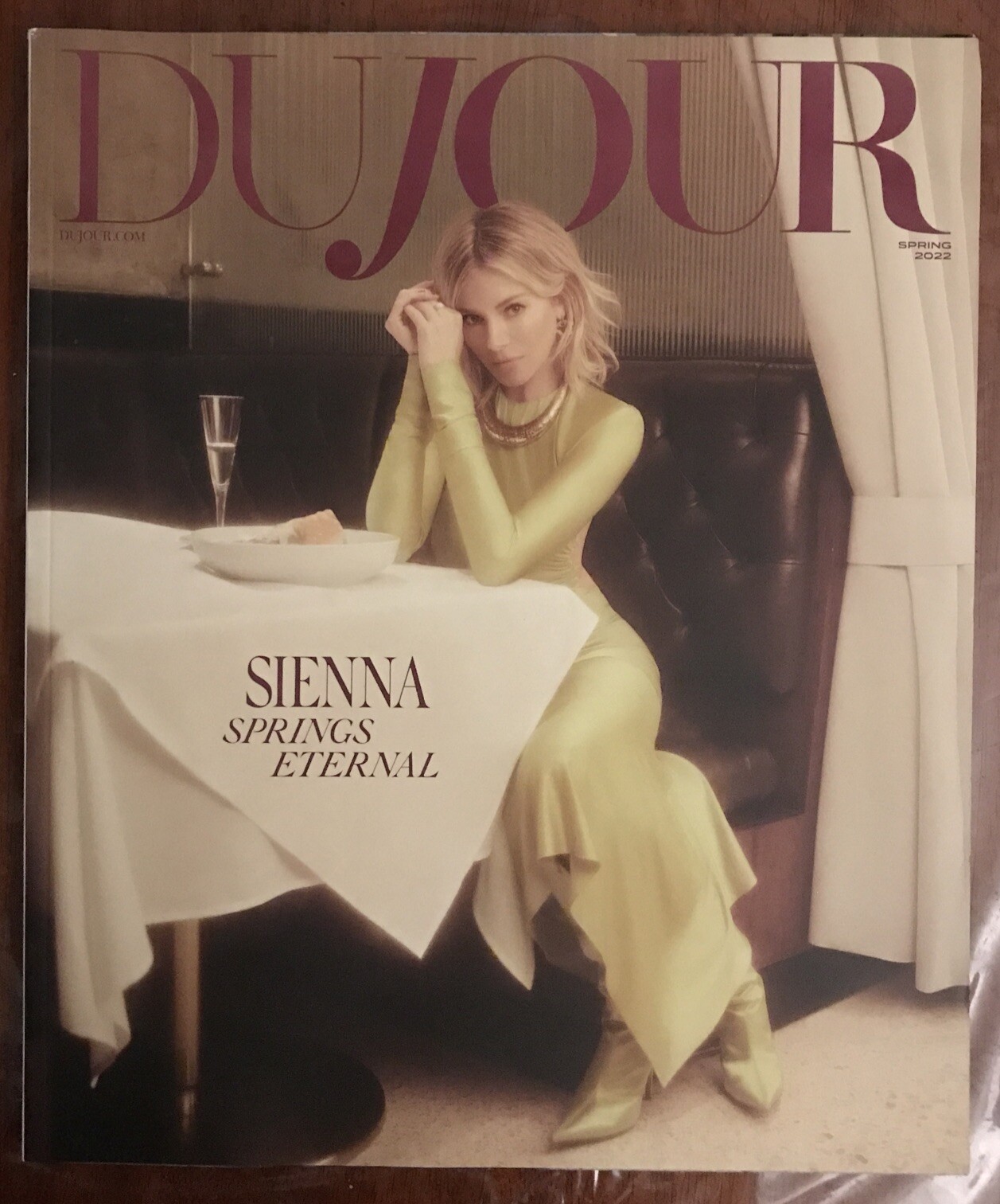 DUJOUR Magazine SPRING 2022 Sienna Miller Victoria Beckham Anya Taylor ...