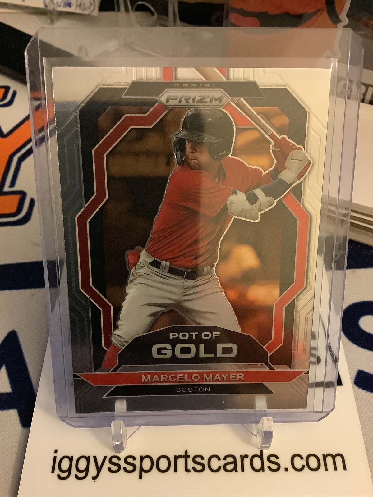 Marcelo Mayer POT OF GOLD 2023 Panini Prizm Baseball Boston Red Sox | eBay