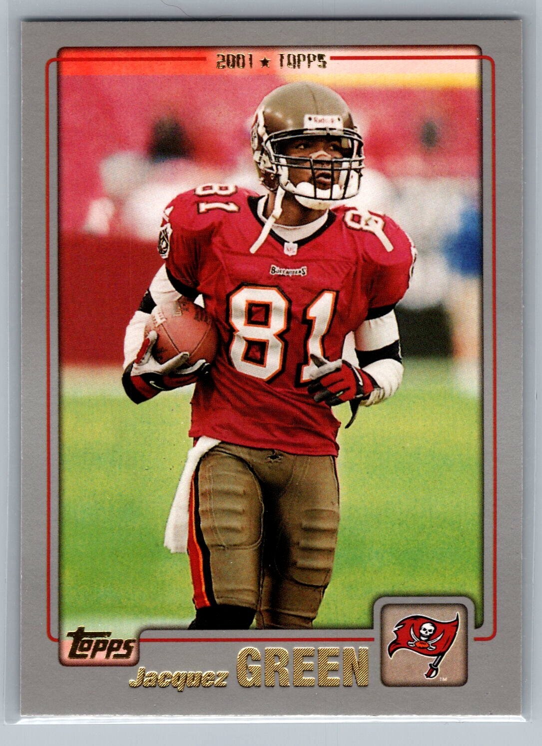 2001 TOPPS CARD # 41 Jacquez Green - Tampa Bay Buccaneers | eBay