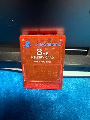 Sony PlayStation 2 Memory Card PS2 Genuine Official MagicGate 8MB SCPH ...