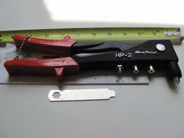 BLUE POINT-MARSON KLIK FAST HP-2, RIVET GUN, RIVETER, COMPLETE, NEW NO ...