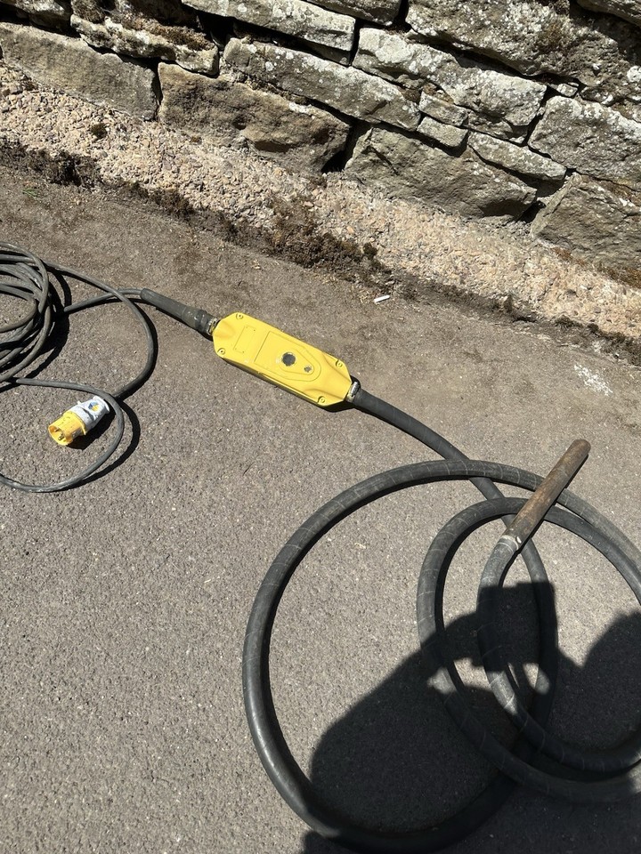 Concrete Poker 110v Atlas Copco High Frequency Poker 35mm Head | eBay UK