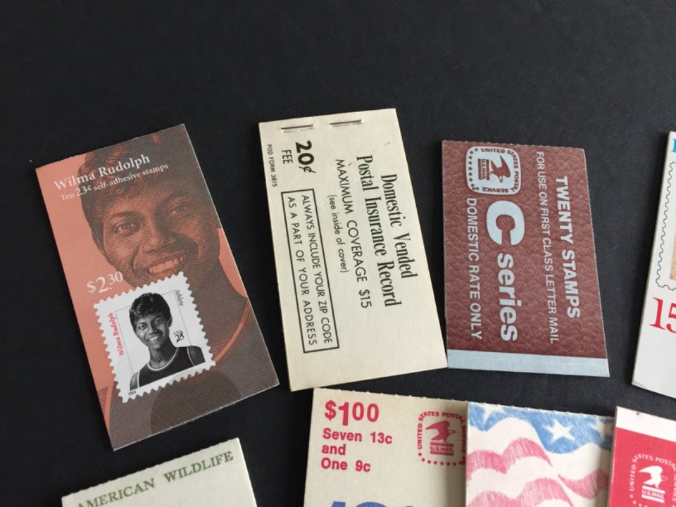 US STAMPS Lot of (12) Different Complete Stamp Booklets & Parcel Post ...
