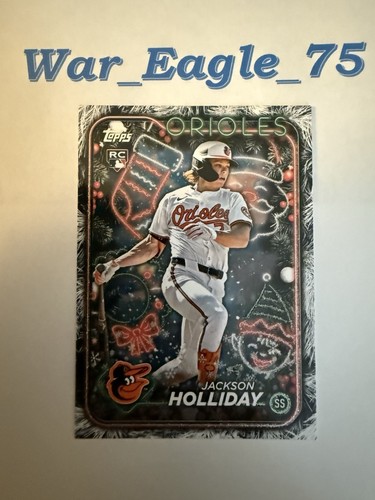2024 Topps Holiday Jackson Holliday RC Evergreen Tree Parallel SP ⚾️🏟️ ...