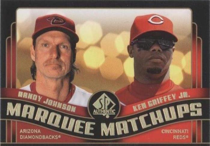 2008 SP Authentic - Marquee Matchups Ken Griffey Jr, Randy Johnson #MM ...