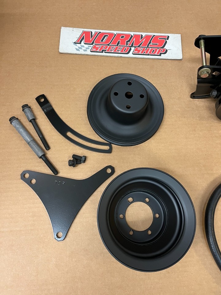 Mopar 383 440 426 Power Steering Pump Non AC Air Brackets Pulleys 1962 ...