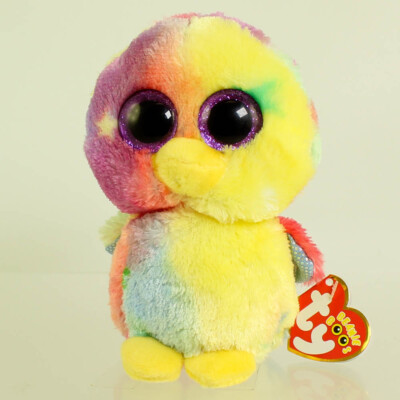 TY Beanie Boos - FEATHERS the Pastel Ty-Dyed Chick (6 inch) *Rare ...