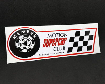 MOTION Supercar Club, BALDWIN CHEVROLET NY Vintage Style DECALS, Vinyl ...