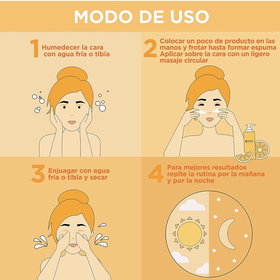 PONDS JUICE COLLECTION FRUITY HYDRAFRESH FACE WASH/LIMPIADOR FACIAL ...