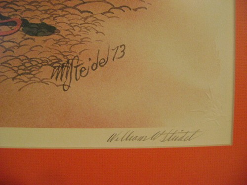 William W. Steidel limited edition print, "Red Shoes" # 50 / 250 (1973 ...