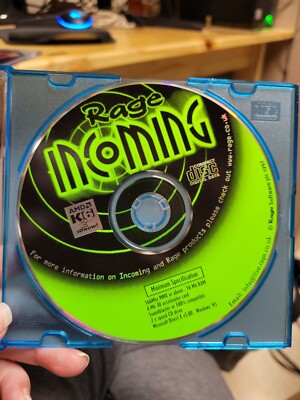 Rage Incoming 3D Shooting Game for PC CD-ROM 1997 Disc Only Retro Games ...