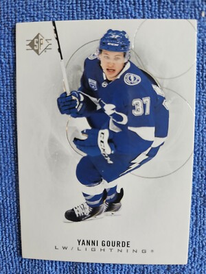 2020 SP Authentic #86 Yanni Gourde Tampa Bay Lightning Hockey Card | eBay