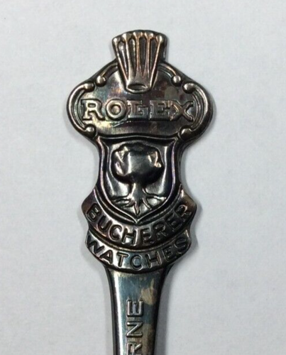 Rolex Lucerne Bucherer Watches B 100 12 Vintage Souvenir Spoon ...