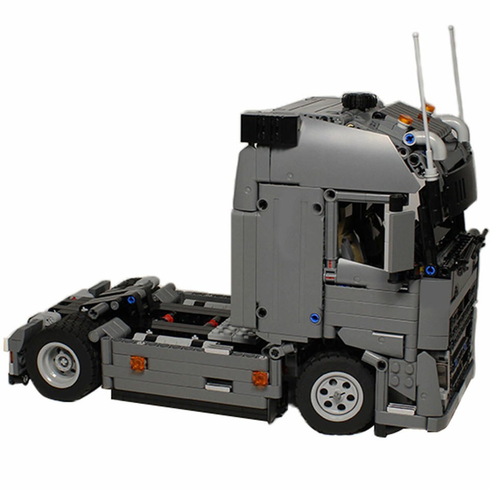 FH Cab Tractor Unit Model Building Blocks Set Truck MOC Bricks Toys for ...