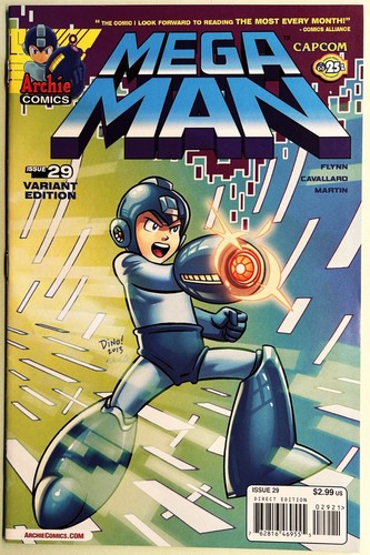 MEGA MAN COMIC BOOK #29 Variant CURSE OF RA MOON Pt 1 November 2013 ...