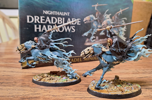 Warhammer AoS: Nighthaunt Dreadblade Harrows Painted/Based | eBay