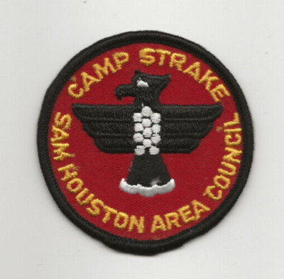 SAM HOUSTON COUNCIL / CAMP STRAKE patch - Boy Scout BSA A121/12-18 | eBay
