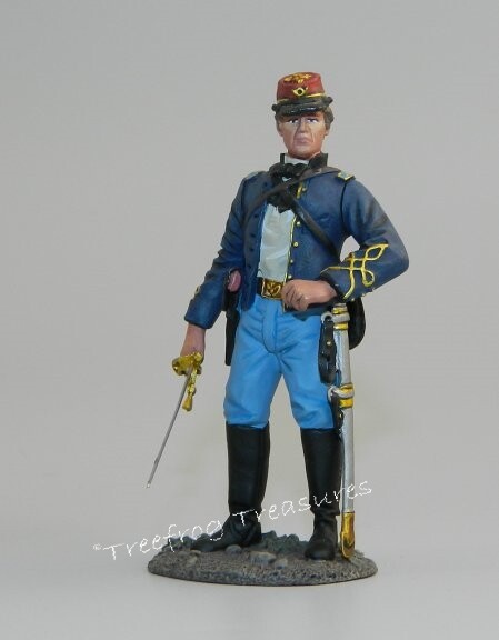 Union Infantry 146th NY Zouave Officer W. Britain's #31303 Toy Soldier ...