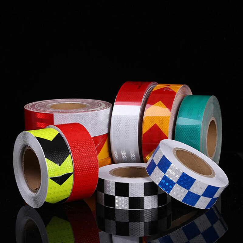 Reflective Safety Warning Strip Tape Car Door Bumper Reflector Stickers ...