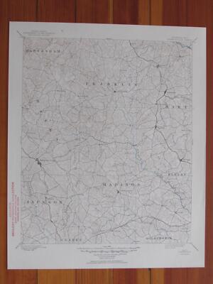 Carnesville Georgia 1951 Original Vintage USGS Topo Map | eBay