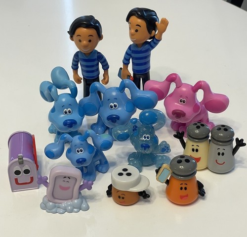 Blues Clues and You Deluxe Playset Figures Lot of 12 Play Along Friends ...