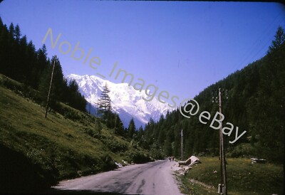 1961 View from Car Road Col des Montets Mountain Pass France Kodachrome ...