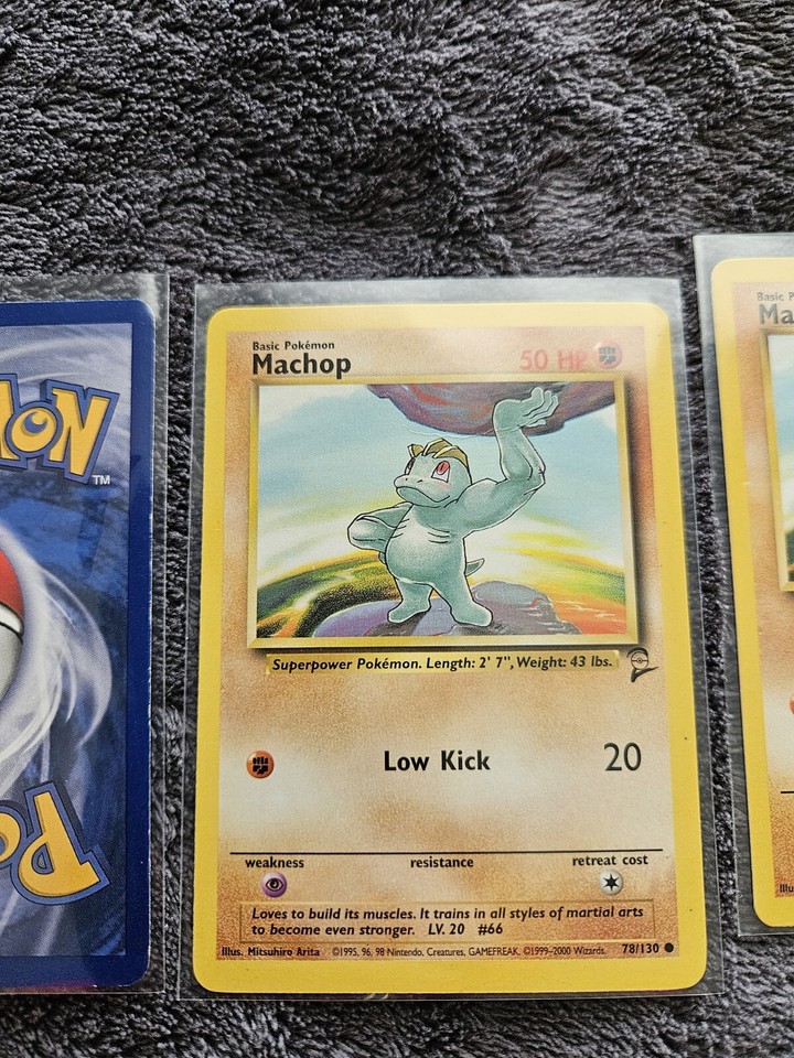 FIRST EDITION SEALED RARE HOLO MACHAMP POKEMON CARD WITH FREE EVOLUTION ...