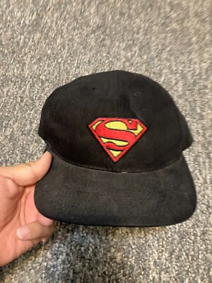 Vintage 1996 Superman Hat DC Comics Made in USA Shield | eBay