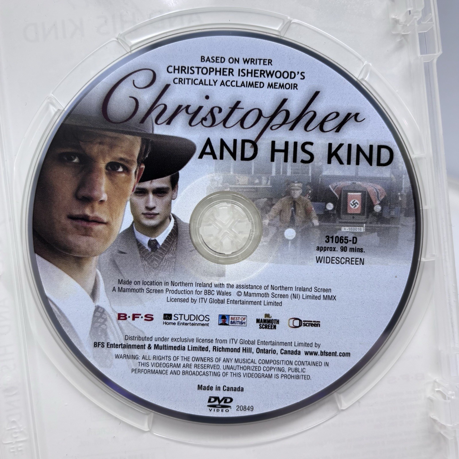 Christopher and His Kind (DVD 2011) Matt Smith Toby Jones Gay Memoir ...