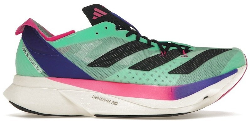 Size 13 - adidas Adizero Adios Pro 3 Pulse Mint Lucid Blue for sale ...