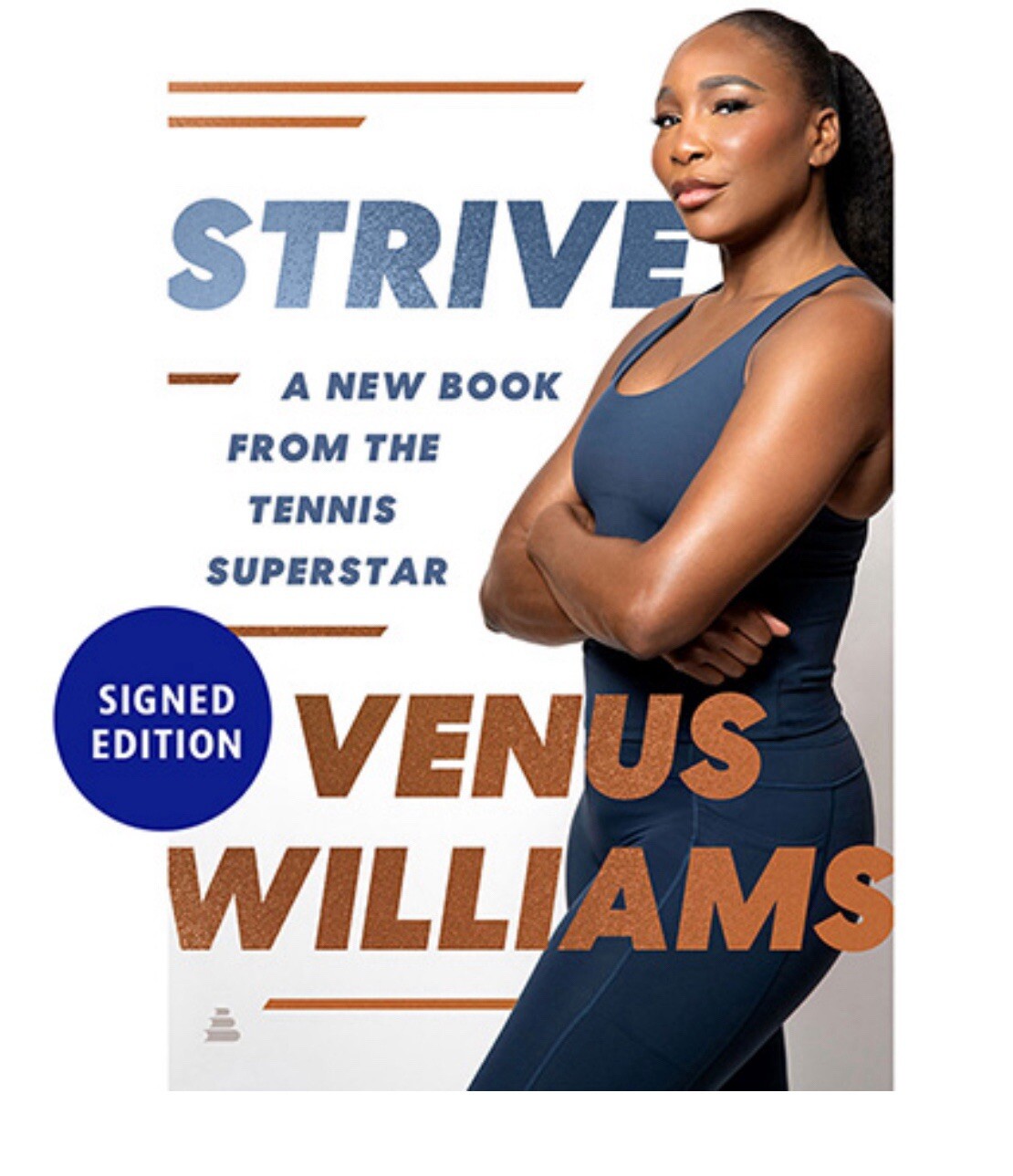 🎾Signed🎾 Strive By Venus Williams Autographed Book New Sealed With COA ...