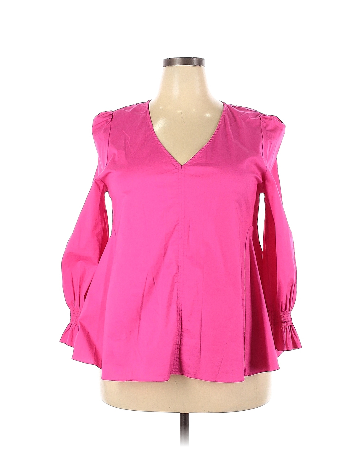 Pomander Place Women Pink Long Sleeve Blouse XXL | eBay