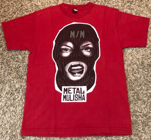 Metal Mulisha Official Ski Mask Girl Graphic Men's Red T-Shirt Size M ...