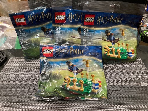 4 pk Lot LEGO Harry Potter Quidditch Practice Polybags (30651) Cho ...