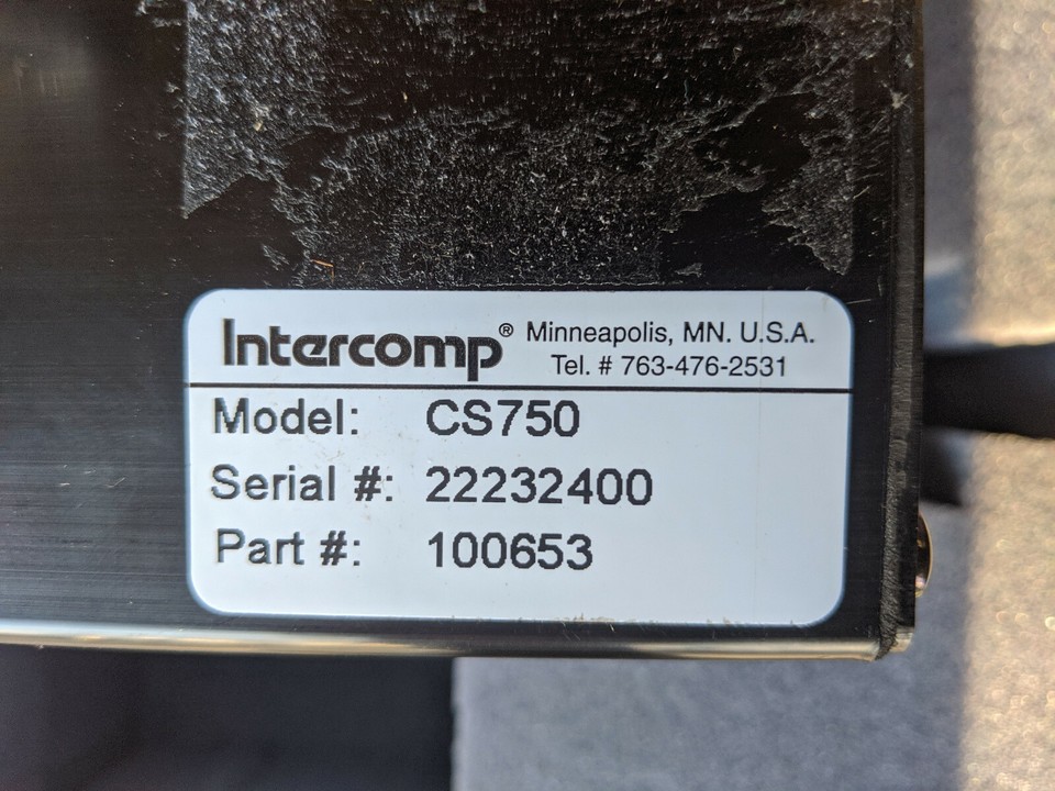 Intercomp Scale Model CS750, 300 x 0.1lb. Part # 100653. | eBay