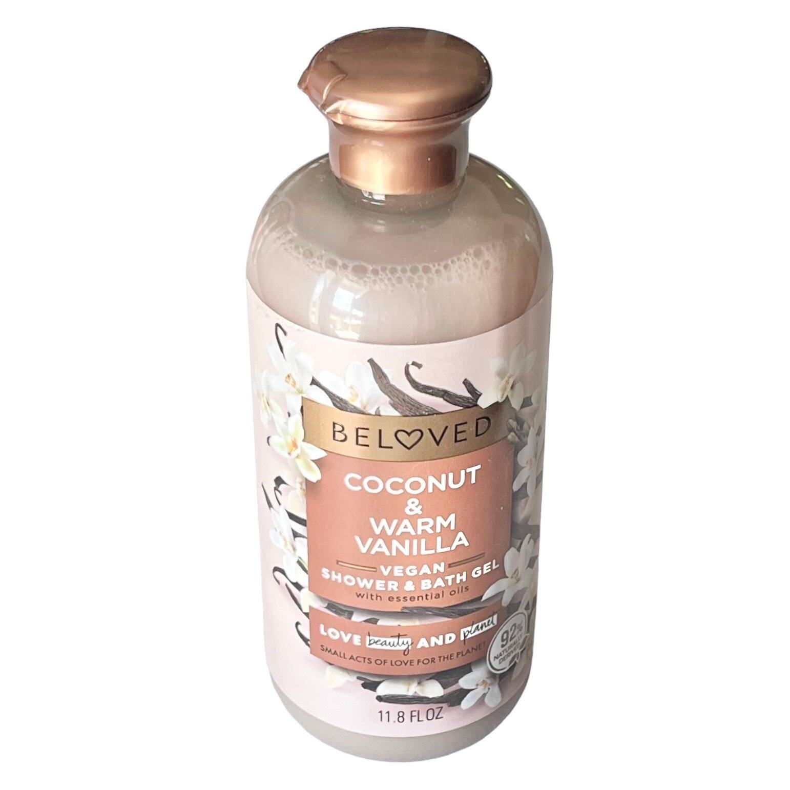 Beloved Coconut & Warm Vanilla SHOWER And BATH GEL BODY WASH 11.8 Fl oz ...