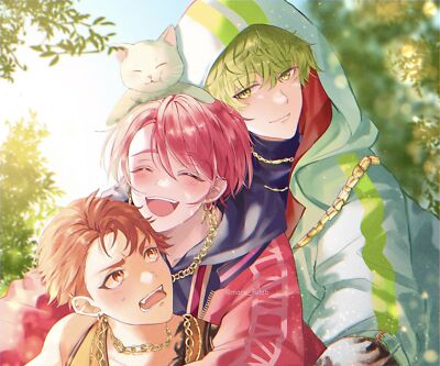 Anime paradox live reo maruyama satsuki ito hokusai Playmat Gaming Mat ...